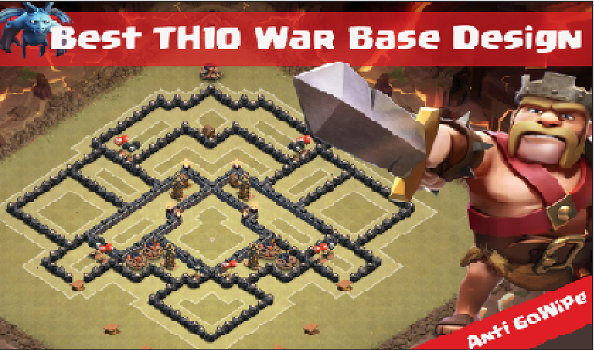 Best TH10 War Base Design for 2015! | Clash for Dummies