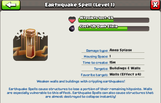 Complete Earthquake Spell Guide in Clash of Clans | Clash for Dummies