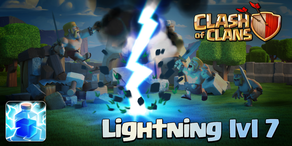 NEW 2015 Update! Level 7 Lightning Spells and Spell Reworks | Clash for ...