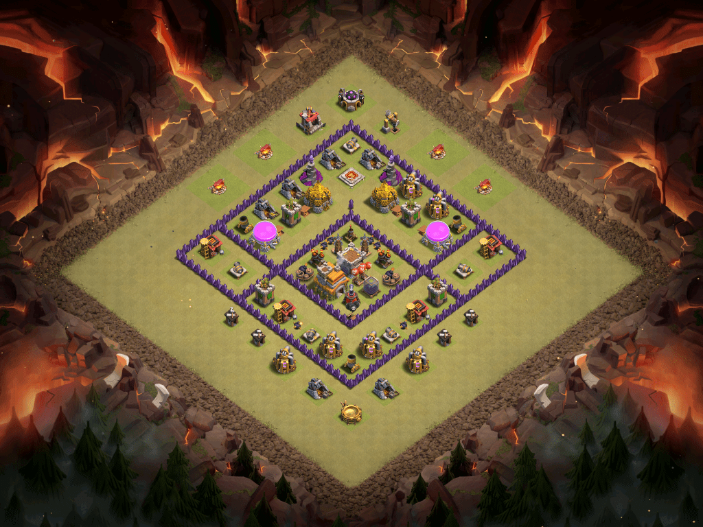 Best TH7 War Base Design for October 2016 | Clash for Dummies