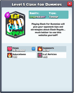 Clash Royale Card Maker: Make your Own Cards | Clash for Dummies