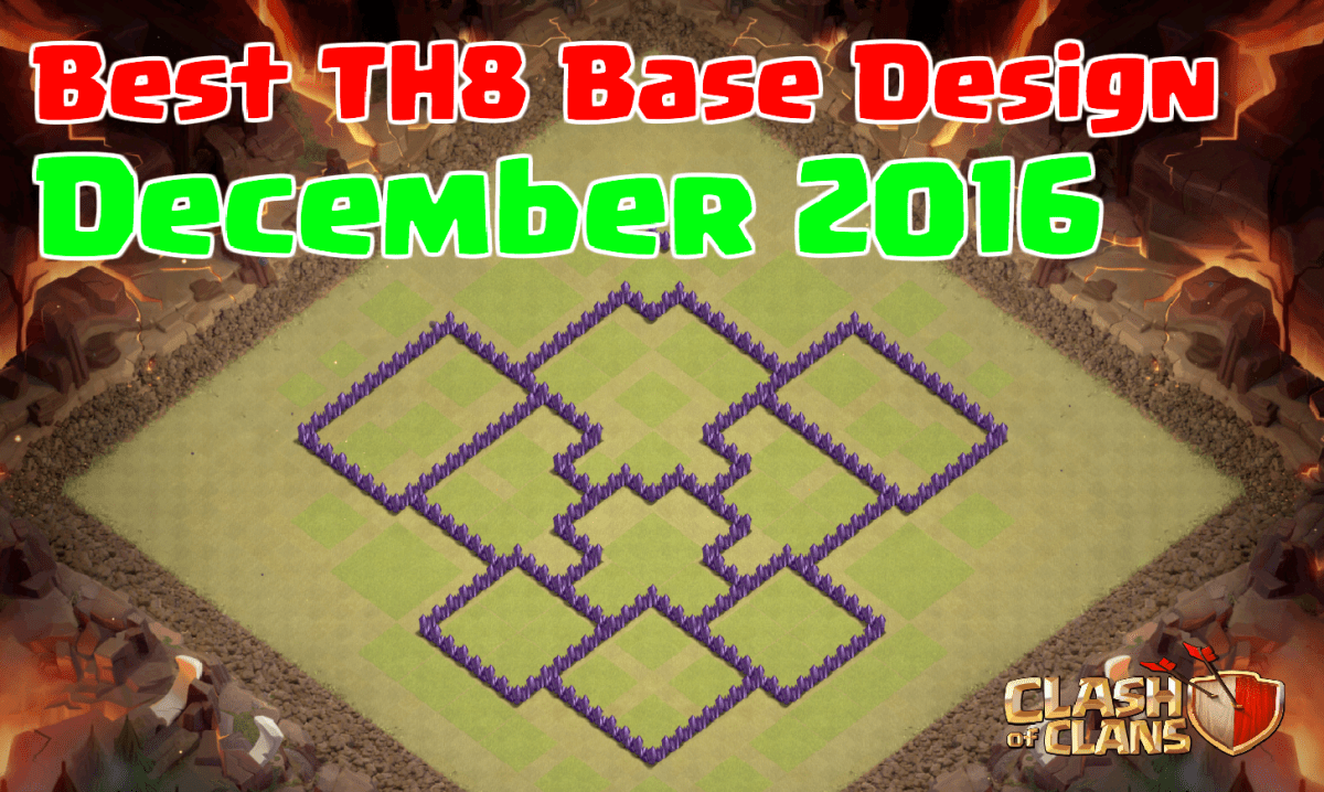 Best Town Hall 8 Base Design for December 2016 | Clash for Dummies