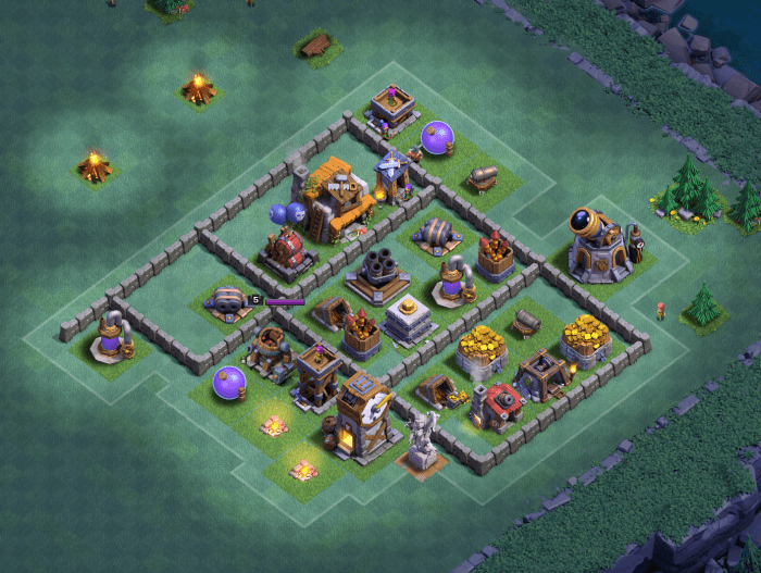 Clash of Clans Builder’s Base: Base Design Tips and Layouts | Clash for ...