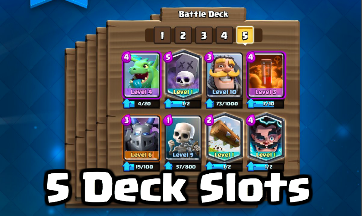 More (5) Deck Slots in Clash Royale June Update | Clash for Dummies