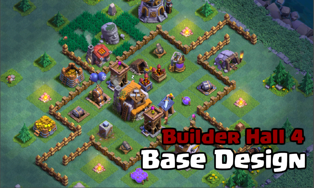 Builder Hall 4 (BH4) Base Designs for Clash of Clans | Clash for Dummies