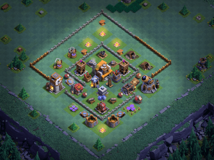 Best Builder Hall 5 (BH5) Base Designs in Clash of Clans | Clash for ...