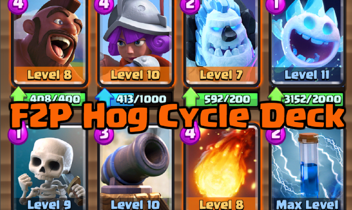 Free to Play Hog Cycle Deck for Clash Royale | Clash for Dummies